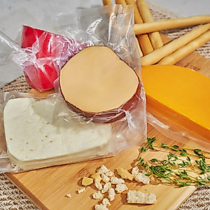 PouchWorth 500 Pack Clear 5x7in, 3 mil Vacuum Chamber Bags Great for Food Vac Storage