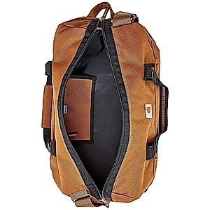 Carhartt Essential Classic Duffel, Heavy-Duty Gear Bag for Jobsite, Gym, & Travel, Brown, 35L