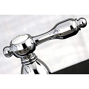 Kingston Brass KB1791TALLS Tudor 8 Inch Center Kitchen Faucet Without Sprayer, Polished Chrome, 8-1/4 inch in Spout Reach, Polished Chrome