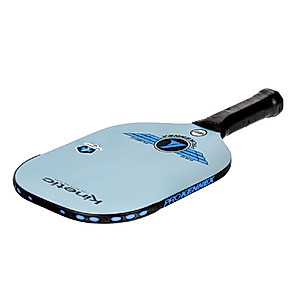 PROKENNEX Pro Flight - Pickleball Paddle with Toray T700 Carbon Fiber Face - Comfort Pro Grip - USAPA Approved (Blue)