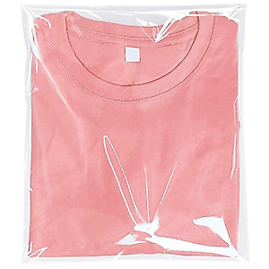 Muyindo 100 Pieces (9x12 Inch) Clear Plastic Bags for Packaging, Clothing & T-Shirts Strong Packing Self Adhesive Cellophane Bag