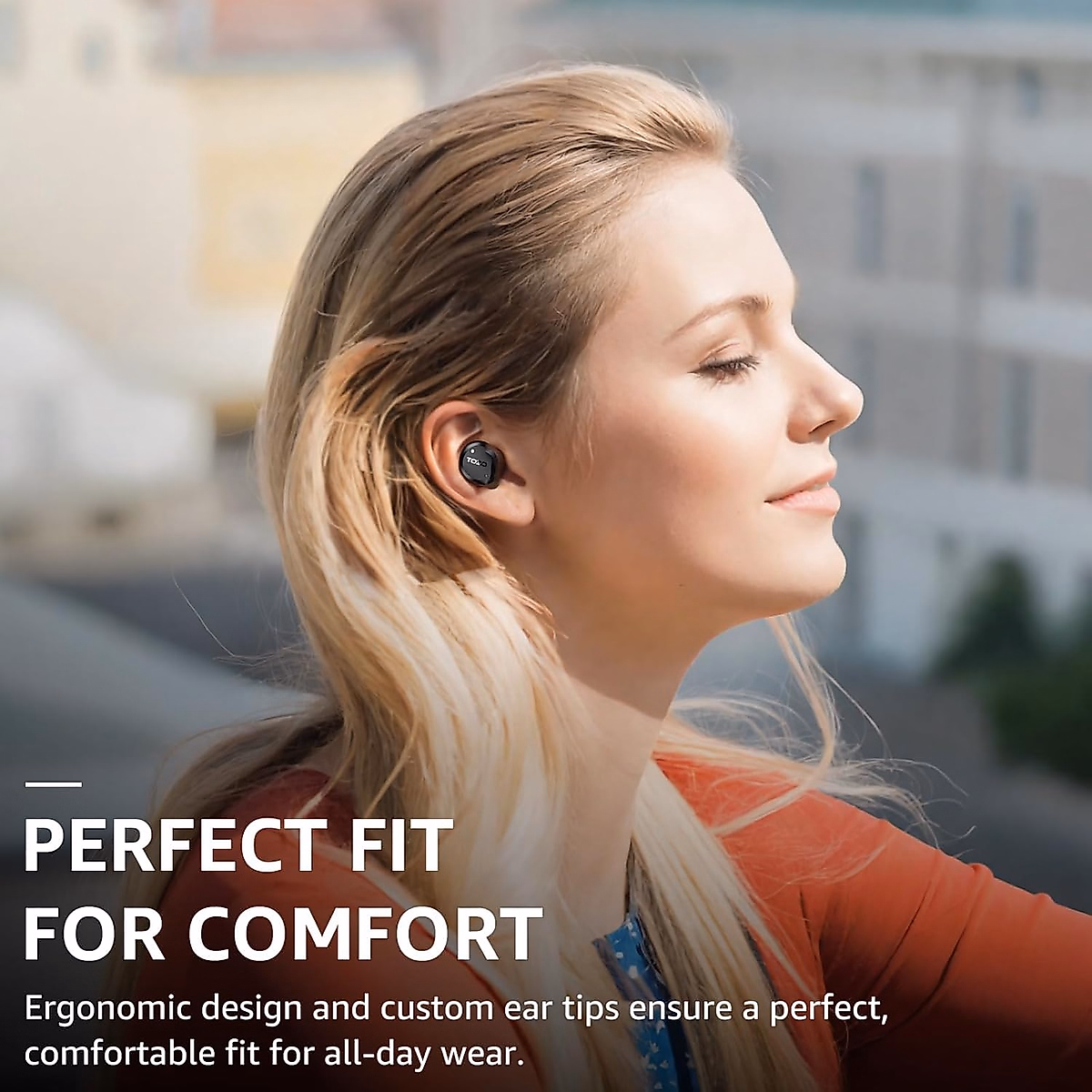 TOZO Hybrid Active Noise Cancelling Wireless Earbuds, 6 Mics ENC Clear Call, IPX8 Waterproof, in Ear Bluetooth 5.3 Headphones Stereo Bass Ear Buds 59H Playtime with LED Display 32 EQs via APP