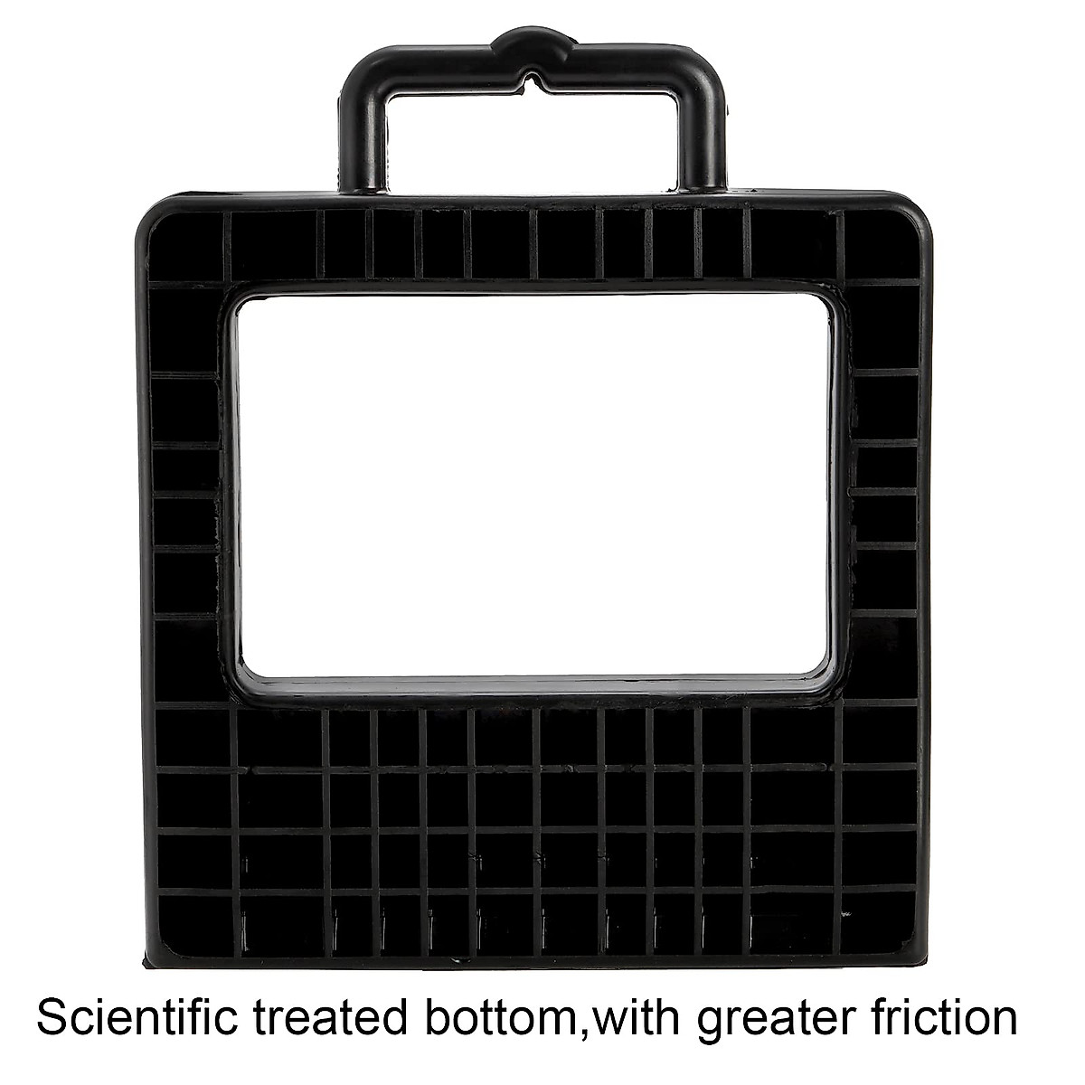 Yesland 2 Pack Rubber Pallet Jack Chock, 14.2 x 11.5 x 2 Inch Heavy Duty Pallet Truck Stopper Black Wheel Stop Chock for Truck Pallet Jack