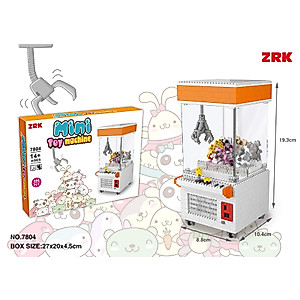 Claw Machinel Micro Blocks Display Sets for Kids or Adult,Mini Block Model Toy for Intelligence Education(596PCS)