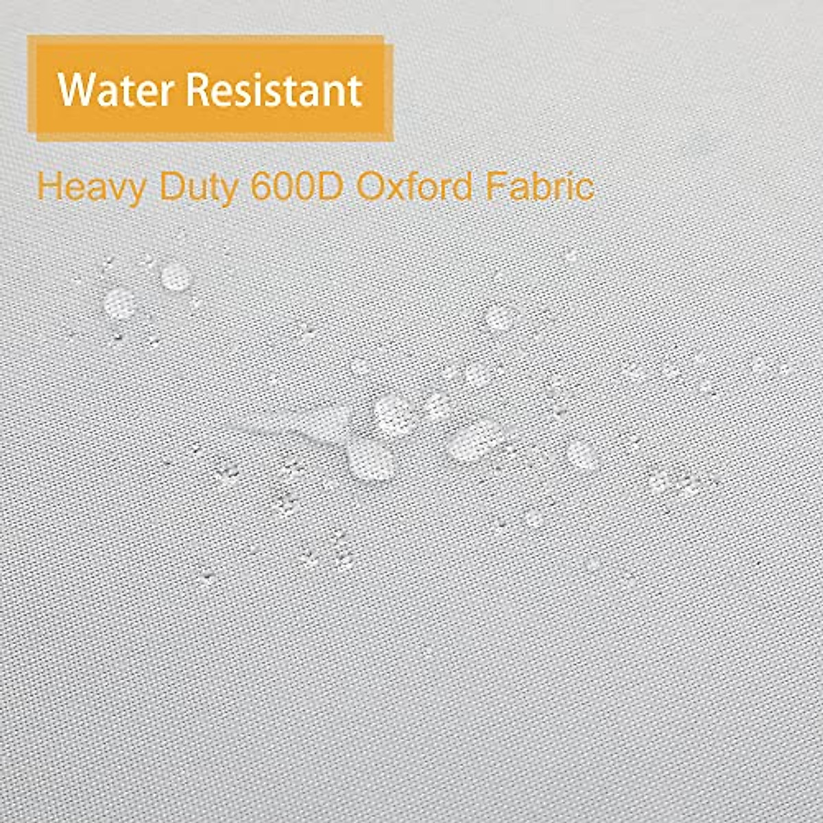 Solaste Patio Furniture Metal Couch Cover, 3-Seat All-Weather Aluminum Outdoor Sofa Cover, 600D Heavy Duty Waterproof Patio Sofa Cover 75" W x 28" D x 31" H