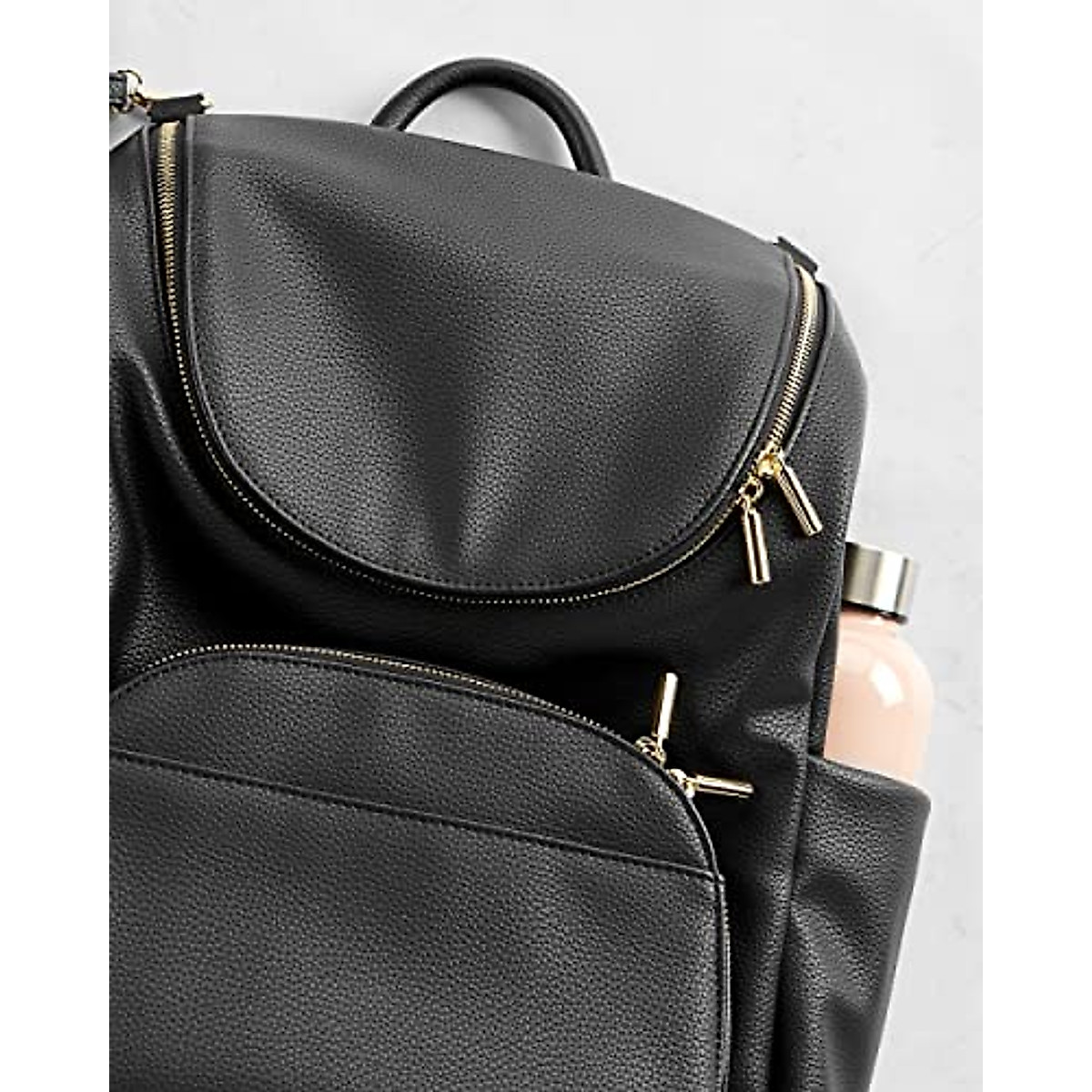 Skip Hop Diaper Bag Backpack: Evermore, Multi-Function Baby Travel Bag 6 in 1, Black