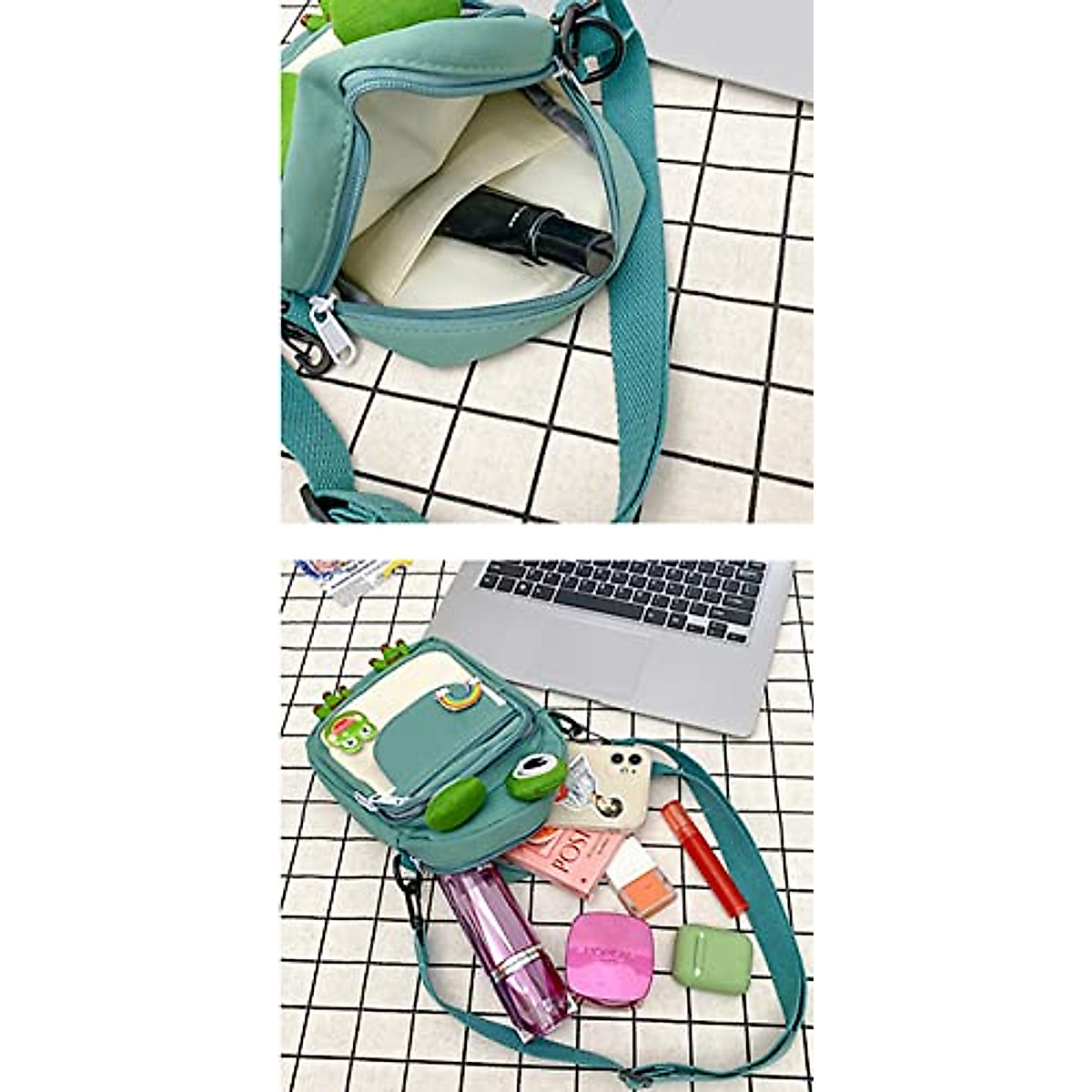 Crossbody Bags for Women Cute Cell Phone Purse Tote Bag Hobo Bag Small Frog Bag Satchel Bag Cow Shoulder Bag Handbag 2023