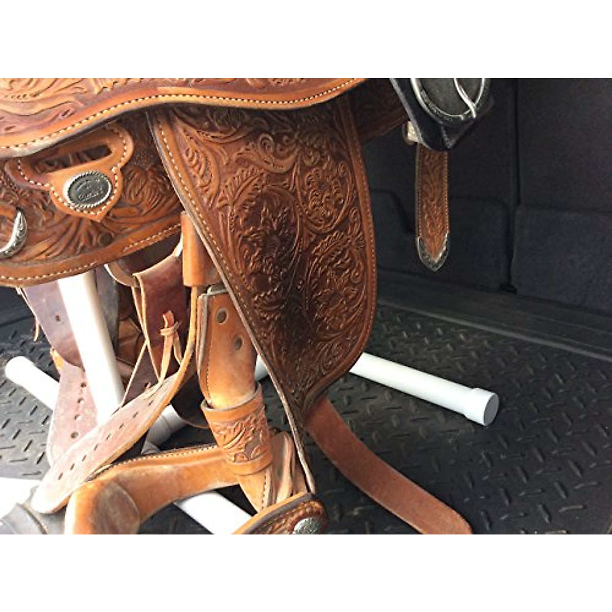 COOL SADDLE RACKS White PVC Taller