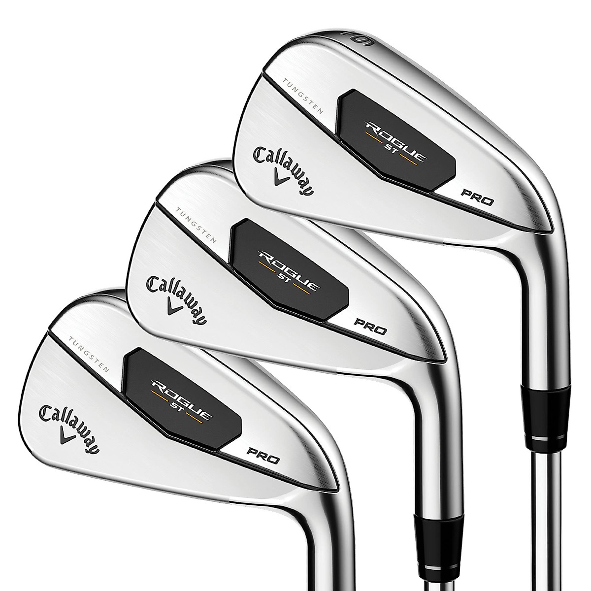 Callaway Golf Rogue ST Pro Iron Set (Right Hand, Steel Shaft, Regular Flex, 5 Iron - PW, Set of 6 Clubs)