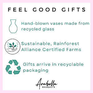 Delivery by Mon 8th July | Rejuvenate | Purple, White Fresh Flowers Aquabloom Arrangement with Vase | Arabella Bouquets | Flowers for Delivery, Birthday, Congratulations | Premium Hydrated Shipping