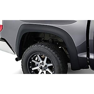 Bushwacker Extend-A-Fender Extended Rear Fender Flares | 2-Piece Set, Black, Smooth Finish | 31016-01 | Fits 1989-1995 Toyota Pickup
