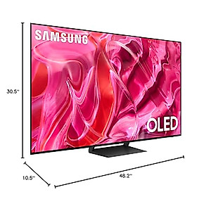 SAMSUNG 55-Inch Class OLED 4K S90C Series Quantum HDR, Dolby Atmos Object Tracking Sound Lite, Ultra Thin, Q-Symphony 3.0, Gaming Hub, Smart TV with Alexa Built-in (QN55S90C, 2023 Model) (Renewed)