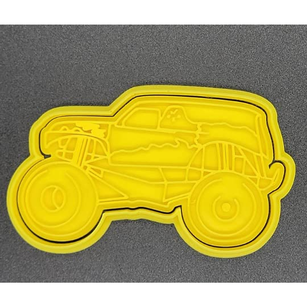 Monster Truck Jam Cookie Cutter & Stamp
