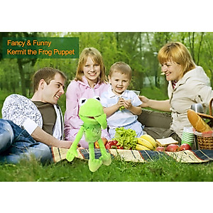 illuOKey Kermit The Frog Puppet, The Muppets Movie Soft Stuffed Plush Toy, 20 inches