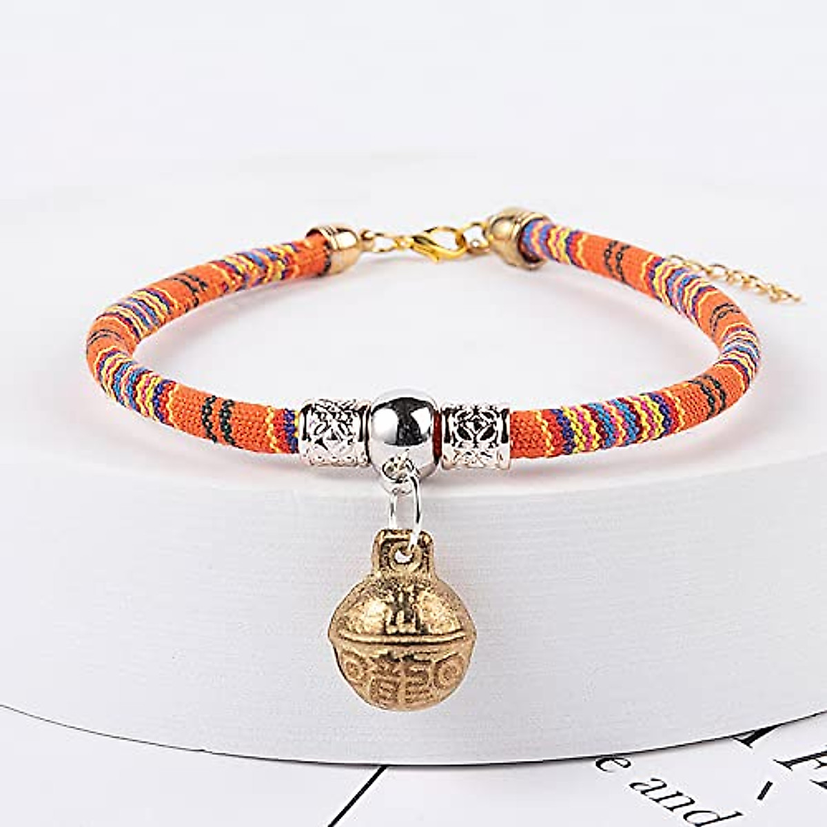 Dog Cat Collar with BellAdjustable Basic Dog Collar for Small Medium Dogs, Cats and Puppy with Buckle