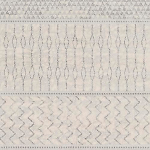 Livabliss Hana Modern Moroccan Area Rug,4'3" x 5'11",Silver Grey