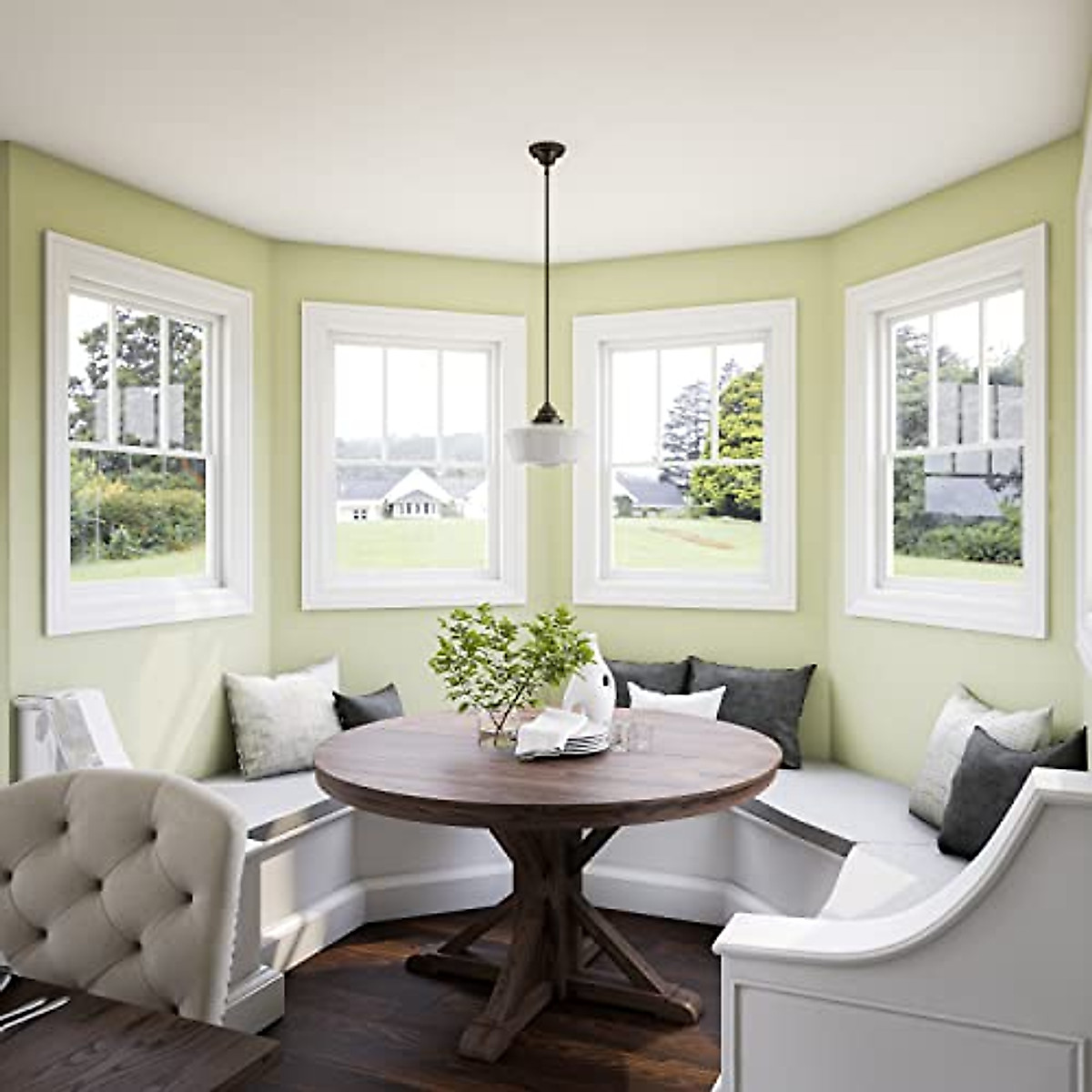 Kenroy Home 93661ORB Cambridge 1 Light Pendant with Blackened Oil Rubbed Bronze Finish, Rustic Style, 9.5" Height, 12" Width, 12" Depth