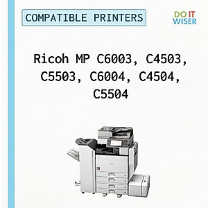 Do it Wiser Compatible Printer Toner Cartridge Replacement for Ricoh 841851 for use in Ricoh MP C6003 MP C4503 MP C5503 MP C6004 (1Pack - Magenta)