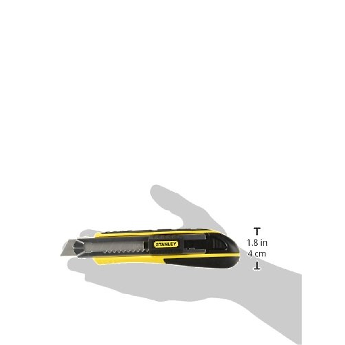 Stanley 10-481 FatMax Snap-Off Knife, 18mm,Silver/Yellow/Black