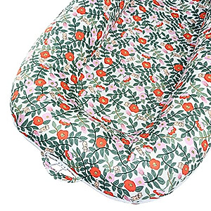 Hi Sprout Newborn Baby Nest Change Extra Cover (Suit for All Dockatot Deluxe Docks) (Flower Vine)