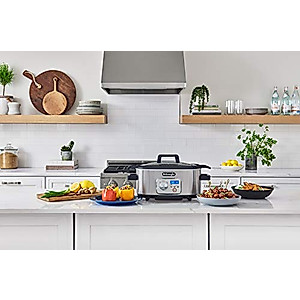 De'Longhi Livenza Programmable Slow Cooker with Stovetop-Safe Pot
