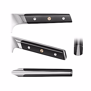 Cangshan TC Series 1021219 Swedish 14C28N Steel Forged 8-Piece Knife Block Set, Walnut