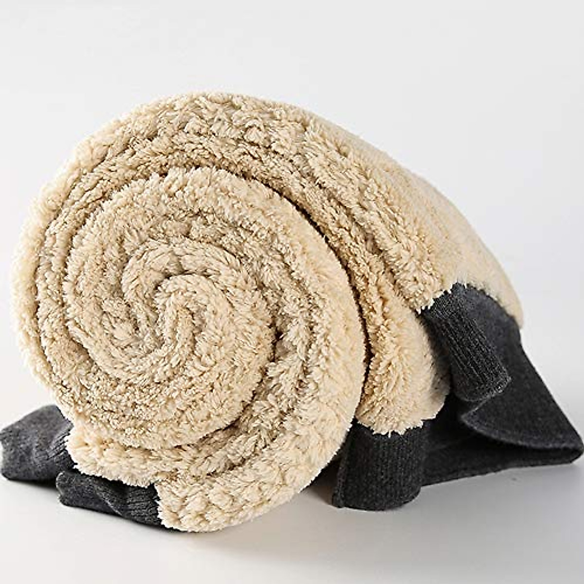 MACHLAB Men's Thermal Fleece Jogger Pants Sherpa Lined Sweatpants Winter Warm Thick Track Pants Black#2809 XL