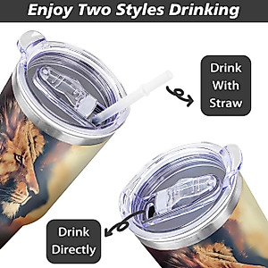 Wuepncah 40 Oz Borther Tumbler with Handle and Straw, To My Brother Coffee Cups Gifts Fathers Day, Stainless Steel Brothers Cups Birthday Gift Ideas for Adult Brothers