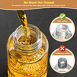 Olive Oil Sprayer for Cooking - 200ml Olive Oil Mister Glass Oil Spray Bottle, Refillable Food Grade Oil Vinegar Spritzer Sprayer Bottles for Kitchen, Air Fryer, Salad, Baking, Grilling, Frying