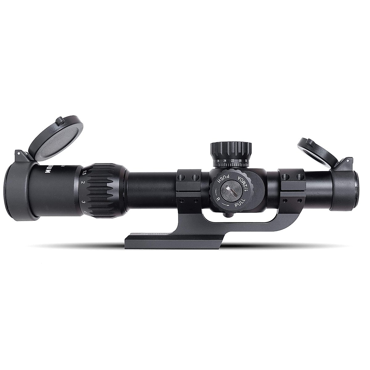 Monstrum G3 1-6x24 First Focal Plane FFP Rifle Scope with MOA Reticle | MH300 H-Series V1 Scope Mount | Bundle