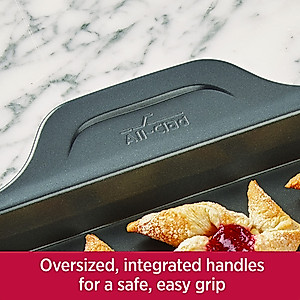 All-Clad Pro-Release Nonstick Bakeware Jelly Roll Pan 10x15 Inch Oven Safe 450F Half Sheet, Cookie Sheet, Muffin Pan, Cooling & Baking Rack, Round Cake Pan, Loaf Pan, Baking Pan Grey