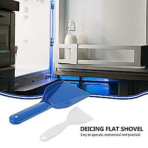 USHOBE Cabinet Scraper 2pcs Plastic Refrigerator Ice Shovel Ice Scraper Handheld Garden Ice Remover Snow Remover Freezer Frost Shovel Snow Removing Shovels Automotive Tools