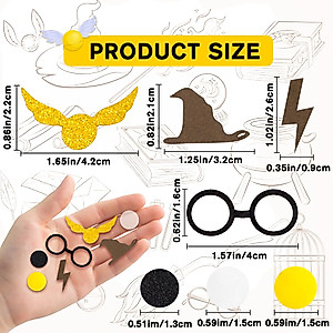 DIYDEC Wizard Table Confetti Glitter Wizard Party Confetti Decoration Wizard Baby Shower Birthday Confetti Bulk for Wizard Themed Party Supplies Favors Decor