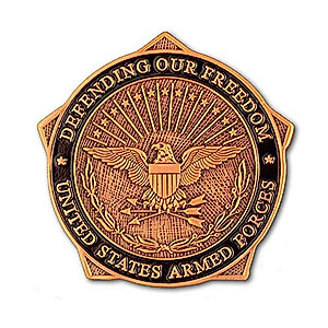 Armed Forces Honor Troops Challenge Coin, Military Support Coin. Die Struck Brass Challenge Coin Designed by Military Veterans! Marines Corps, Navy, Army, Air Force, Coast Guard Challenge Coin!