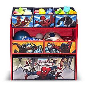 Delta Children Multi-Bin Toy Organizer, Marvel Spider-Man