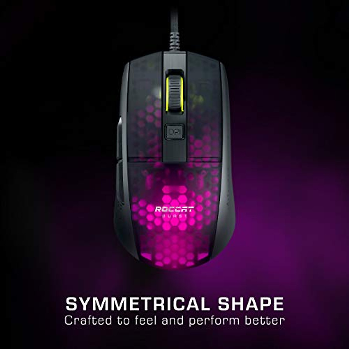 ROCCAT Pyro Mechanical Gaming Keyboard with RGB Lightning, Black (ROC-12-622) Burst Pro Lightweight Optical Gaming Mouse & ROCCAT Elo 7.1 USB Wired Surround Sound PC Gaming Headset