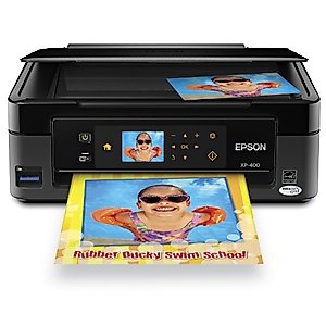 Epson Expression Home XP-400 Wireless All-in-One Color Inkjet Printer, Copier, Scanner. Prints from Tablet/Smartphone. AirPrint Compatible (C11CC07201)