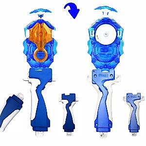 CombatGyro B-184 Launcher LR Bay Blades Toy Evolution B-154 DX Booster Imperial Dragon.IG Sen Starter Set Handle Metal Fusion God Bey Battling Tops Burst Gaming Toy Gift for Boys Age 4-7 8-12+