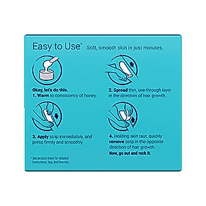 Nair Sugar Spa, Wax Free Sugar Waxing Kit for Women. Sugar Wax Kit for Hair Removal, Natural Ingredient Body Wax Hair Remover for Legs, Underarms, and Bikini Hair Removal, 250mL