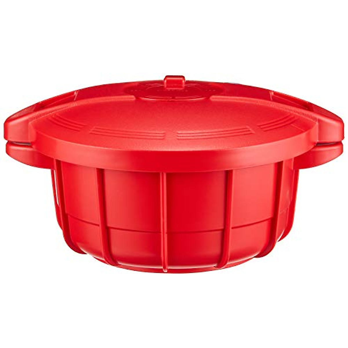 Meyer MPC-2.3IR Microwave Pressure Cooker, 0.6 gal (2.3 L), Polypropylene, Easy Cooking, Time-Saving, Rice Cooking, Italian Red