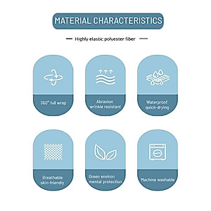 Dolphin Stretch Sofa Slipcovers, Blue Ocean 3D Printed Covers Sofa 1 2 3 4 Seater, Sofa Furniture Protector Cover with 2 Free 45 * 45cm Sofa Pillow Covers