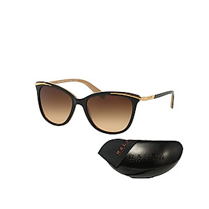 Ralph Lauren RA5203 109013 54M Black Nude/Brown Gradient Cateye Sunglasses For Women + BUNDLE with Designer iWear Eyewear Kit