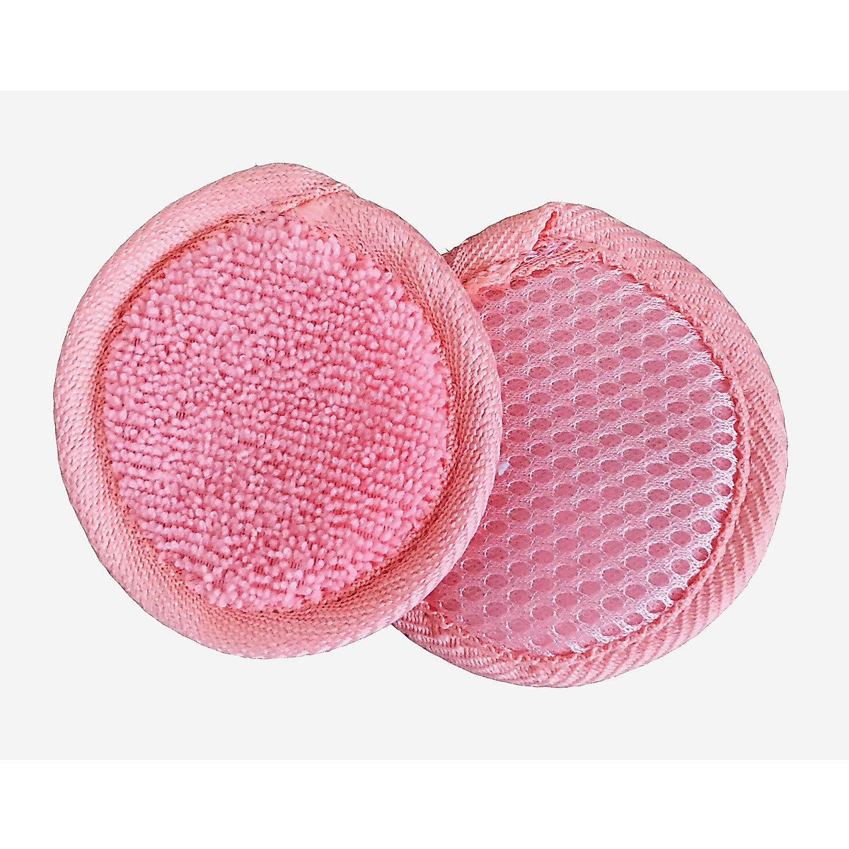 Microfiber Facial Scrubbers Reusable Makeup Remover Pads - Washable Reusable Cotton Pads - Cloth Cotton Rounds Acne Control Reusable Face Scrubber Pad For Cleansing & Face Exfoliator Pad (3 Per Pack)