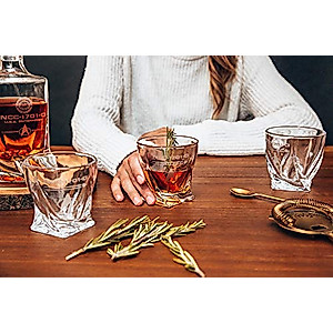 Star Trek: The Next Generation 5-Piece Whiskey Decanter Set | USS Enterprise Themed Party Shot Glasses For Home Barware Collection | Each Glass Holds 10 Ounces