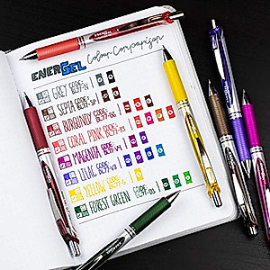 Pentel EnerGel Pearl RTX, 0.7mm, Black Ink, Box of 12 (BL77PWP-A)