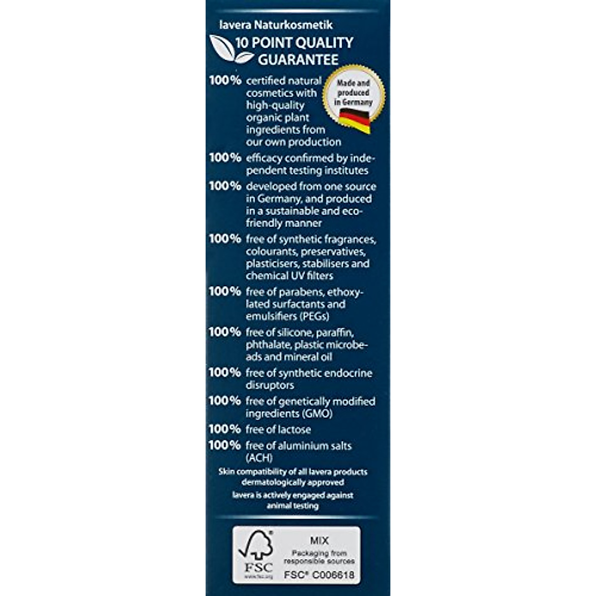 Lavera Natural After Shave Balm For Men, Anti-Irritant, Hydrating, Soothing and Cooling benefits (50ml/1.6 oz)