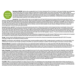 Aluminum Certified Reference Material for Single Element Zirconium in 1050 Alloy, ZR-3