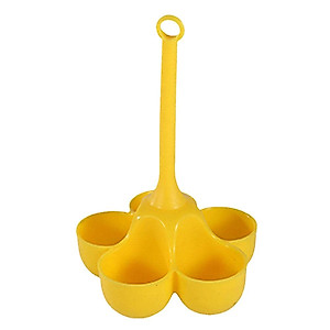 RYGRZJ Egg Holder,Steamed Egg Tray Steaming or Boiling Egg,Silicone Egg Holder Egg Poaching Boiling Cooker Pot Steam Rack for Stovetop Kitchen Gadgets Dining Kitchen Tools