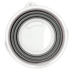 Multifunctional Collapsible Water Bucket, Space Saving, Lightweight Collapsible Water Container 2.6 gallons (10 liters), Suitable for Family Life, Camping, car wash