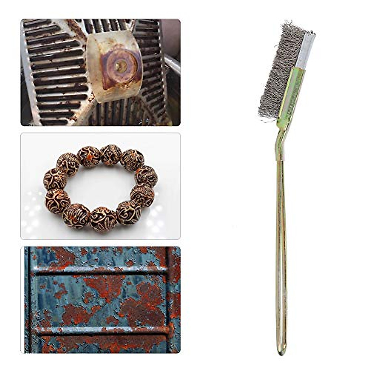 Valentine's Day Carnival Straight Head Bonsai Brush, Durable and Wear-Resistant Bonsai Brush, Safe and Eco-Friendly Steel Material, Ergonomic Anti-Slip Handle for Beginners(Straight)